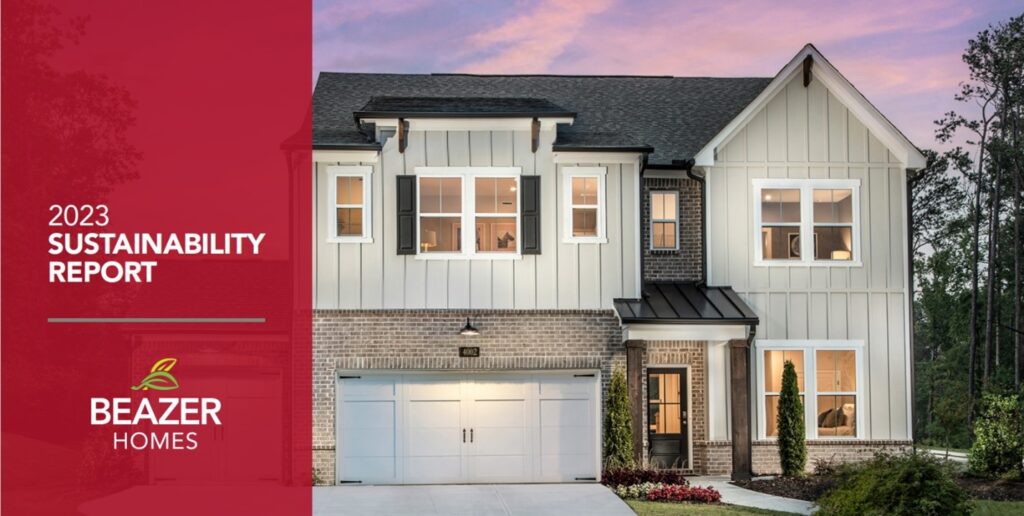 Beazer Homes Releases 2023 Sustainability Report - RESNET