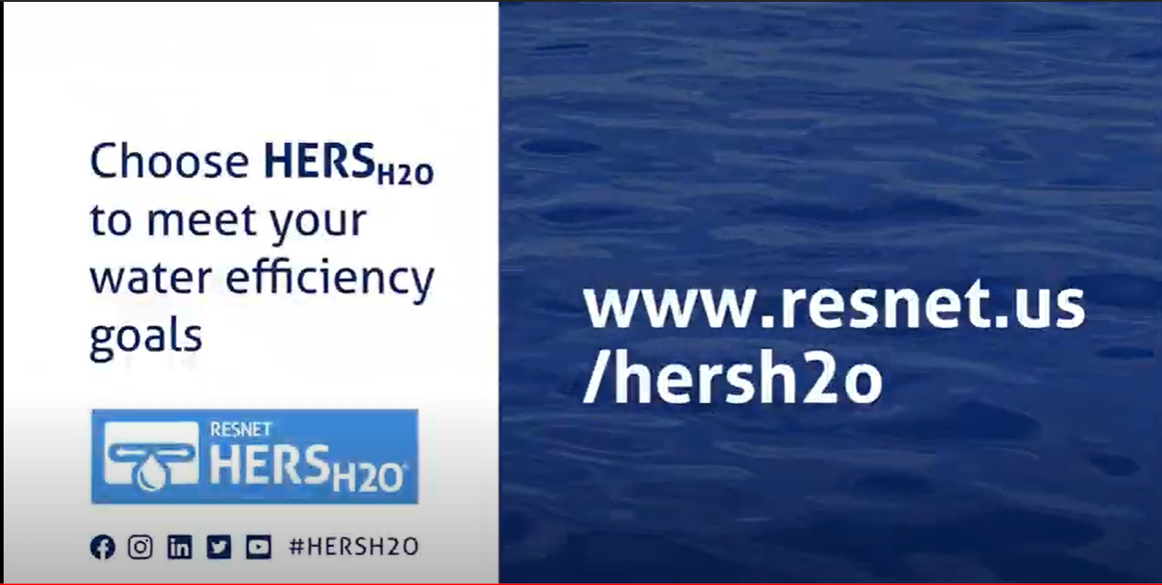 RESNET HERSH2O® Benefits Builders, Water Utilities, and Policy Makers ...