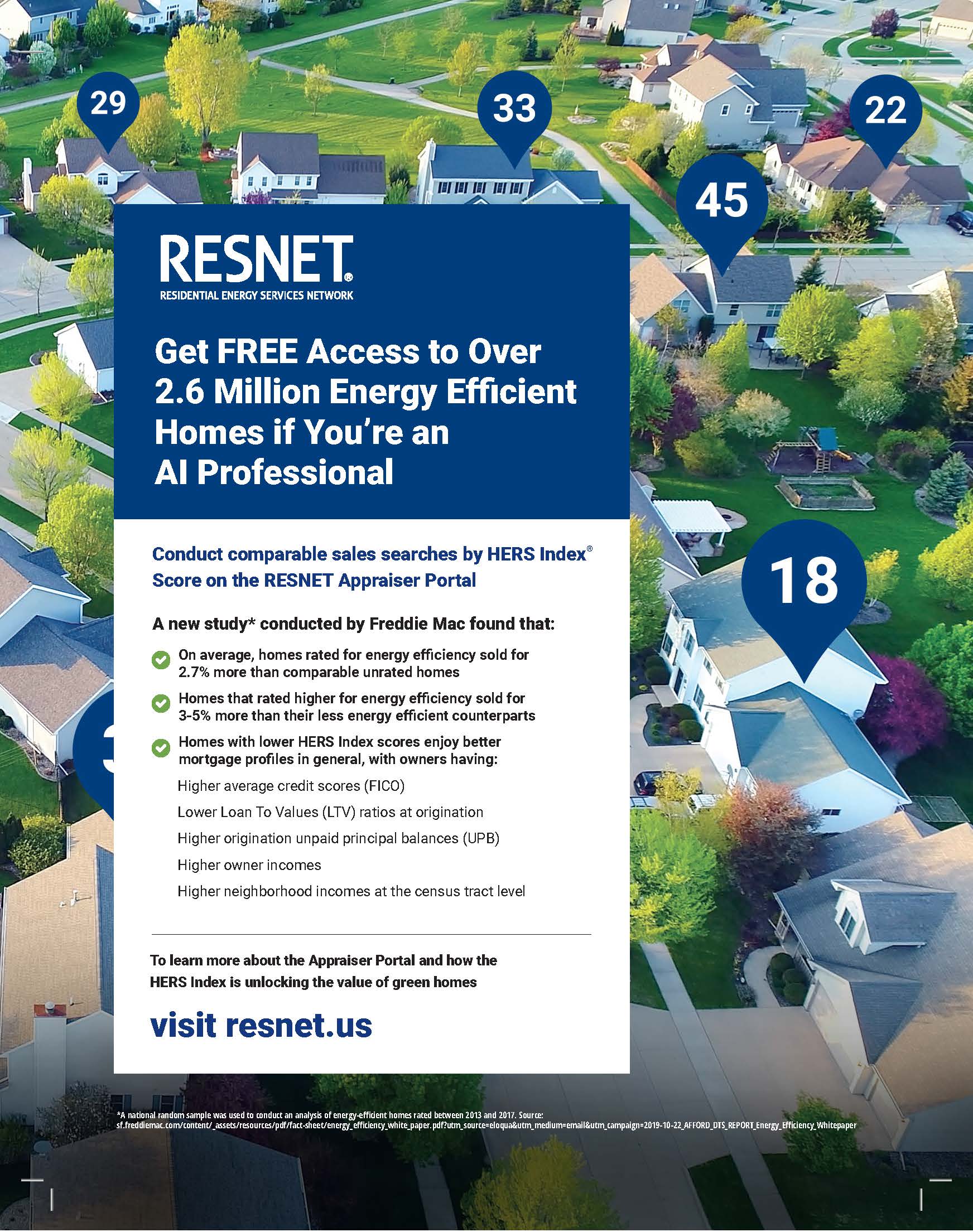 RESNET Appraisal Portal Featured in Valuation Magazine - RESNET